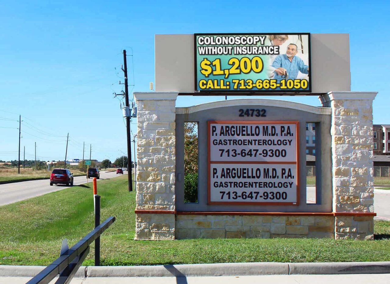 Katy Surgery Center • LED Partners Digital Displays Sign Company