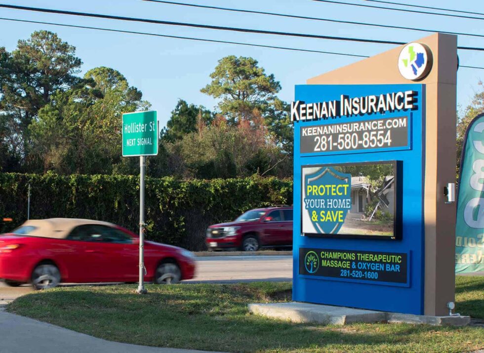 Keenan Insurance • LED Partners Digital Displays Sign Company