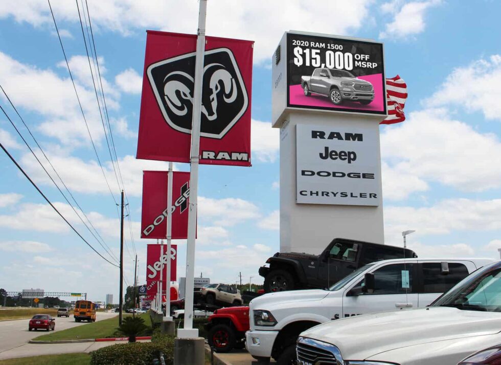 Tomball Dodge • LED Partners Digital Displays Sign Company