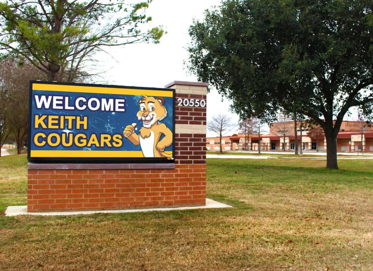 Keith Elementary School, Cy-Fair ISD • LED Partners Digital Displays ...